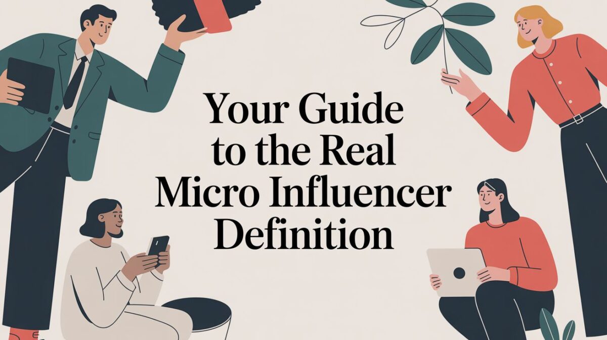 Your Guide to the Real Micro Influencer Definition